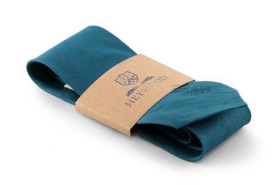 英伦风复古手工亚麻尖头领带