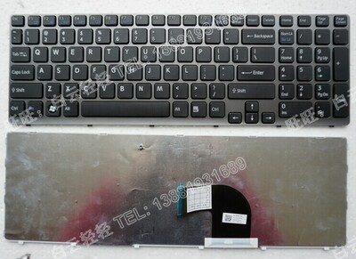 适用于SONY索尼SVE15 E1511SAC E1512SHC SVE17 SVE1511S4C键盘