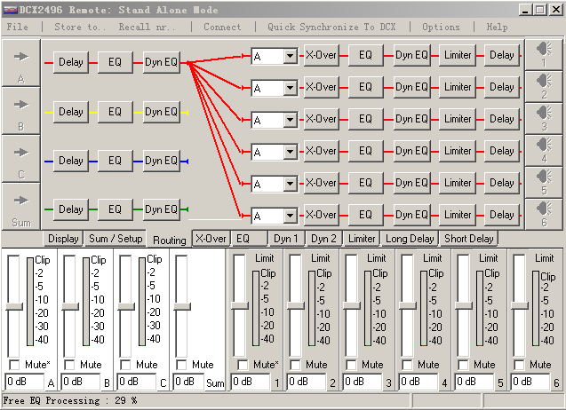 百灵达音响处理器电脑控制软件