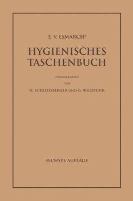 【预订】E. Von Esmarch's Hygienisches Taschenbuch
