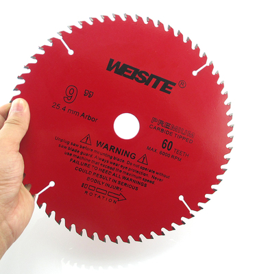 WEISITE合金齿木材铝合金锯片 木工圆锯片切割片锯盘9/10/12/14寸