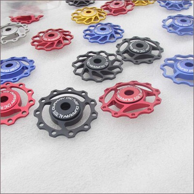 山地自行车变速器后拨导轮 铝合金超轻镂空培林轴承单车零配件11T