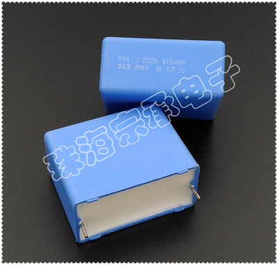 进口比利时 0.039uF 2500V VISHAY 383MMKP 39nF 薄膜电容 393 5%