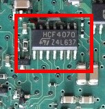 HCF4070 奔驰ML350钥匙维修芯片 全新原装现货库存 请直拍