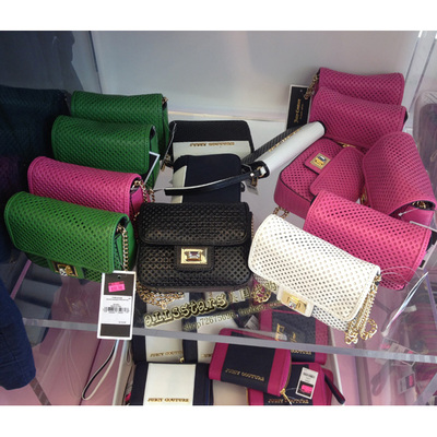 美国真皮链条斜挎上海女包