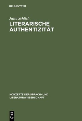 【预售】Literarische Authentizitat