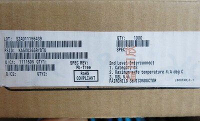 KA5M0365RYDTU 电源开关 IC - 配电 T0-220F-4L 3A/650V原装正品