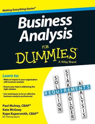 【预售】Business Analysis for Dummies