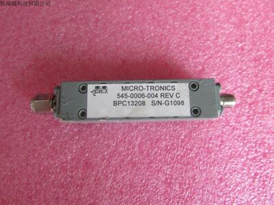 MICRO-TRONICS进口545-0006-004  13.6-14.5GHz RF同轴带通滤波器