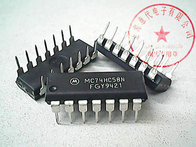 MC74HC58N   MOT  74HC58【原装】赛格市场G332室实体店 现货