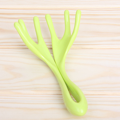 包邮达贺手动头皮按摩器手持抓痒棒六爪头部按摩器9558颜色随机