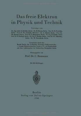 【预订】Das Freie Elektron in Physik Und Technik