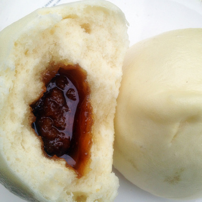 板油馒头浙江临海台州府城白水洋特产现做现发老面红糖汤包子营养