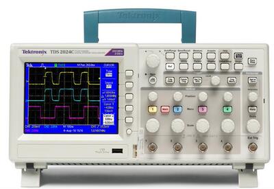 美国泰克Tektronix彩色数字示波器四通道100M示波器TDS2014C
