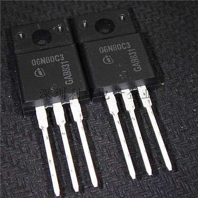 现货 SPA06N80C3 06N80C3 TO-220F N沟道 800V/6A 全新原装