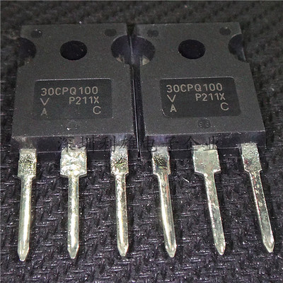 现货 30CPQ100PBF  30CPQ100  TO-247  30A/100V  全新原装