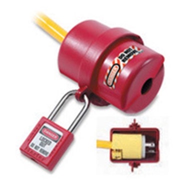 美国Masterlock玛斯特锁 487MCN 电器插头小号开关锁具