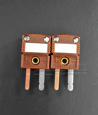 美国进口原装TI型热电偶插头 TI型公母接头连接器SMPW-TI-M现货