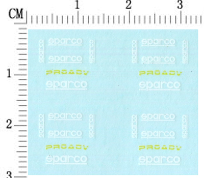 天地模型 1/24 SPARC 汽车模型座椅水贴纸