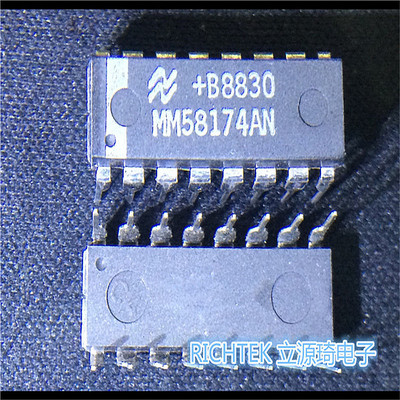 MM58174AN MM58174 NS 封装DIP16 全新进口原装现货 可直拍 出样