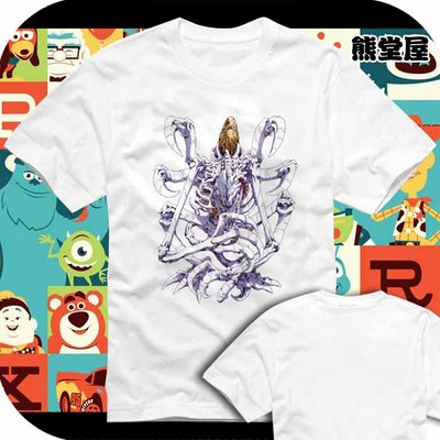 数码宝贝数码暴龙digimon丧尸暴龙兽兽纯棉衣服T恤短袖