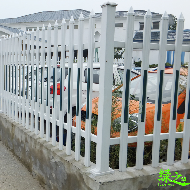 塑钢围墙护栏PVC工厂围栏别墅花园栏杆幼儿园小篱笆庭院院墙栅栏_虎窝淘