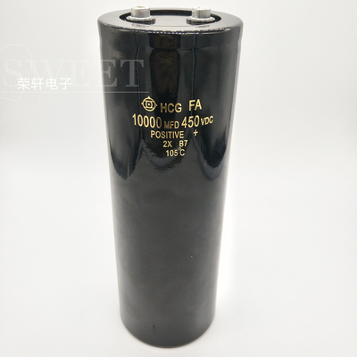 日立进口螺丝脚电解电容450V10000UF 450VDC10000MFD