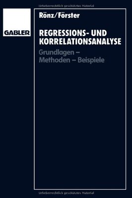【预售】Regressions- Und Korrelationsanalyse: Grundlag...