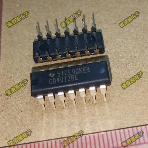 CD4012BE CD4012 DIP-14直插双4输入端与非门德洲全新原装_虎窝淘