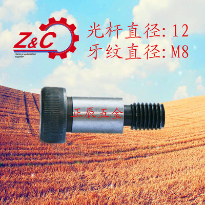 外螺纹塞打/等高螺栓/登高螺丝/轴肩螺丝 MSB12-10/15/20/25 M8牙