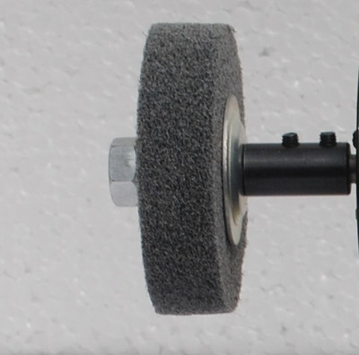 3107/3118D布轮机接纤维轮或砂轮的的工具： 纤维轮及接杆和压板