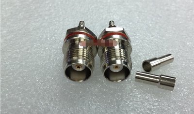 射频连接器 TNC-K TNC母头 带绝缘胶圈 优质铜材TNC母头 TNC插座