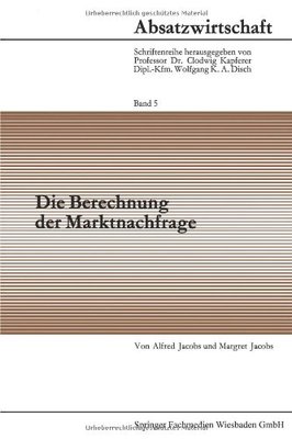 【预售】Die Berechnung Der Marktnachfrage: Amtliche St...