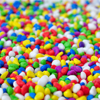 水族鱼缸造景装饰彩色石头