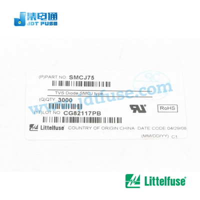 美国力特保险丝SMCJ75A贴片保险丝TVS瞬态抑制二极管Littelfuse