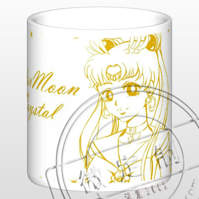 美少女战士Crystal Sailor Moon 月野兔马克杯变色水杯子周边