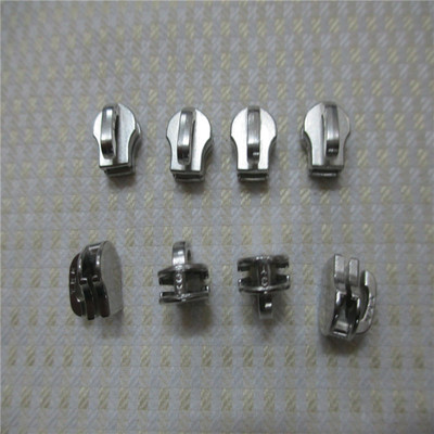 原装进口YKK Excella 金属拉链头3号拉头圆头亮银色 皮具箱包用