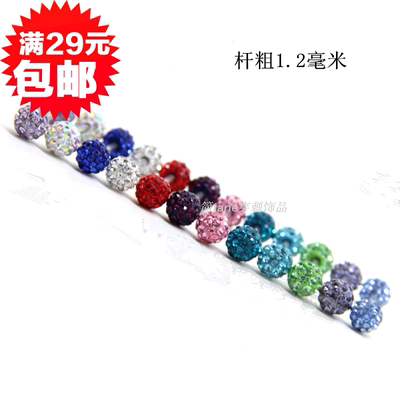 杠铃穿刺饰品简欧美钛钢