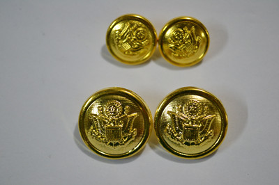 黄金色双狮皇冠蘑菇大小扣纽扣