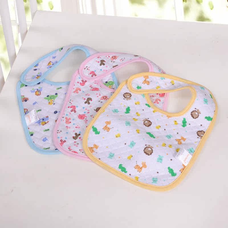 Tomibaby 婴儿 按扣 防水围嘴 口水巾 宝宝围嘴