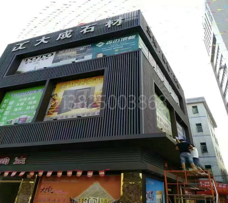 铝合金木纹100×20U槽天花地铁铝板吊顶咖啡50×80铝方通格栅扣板