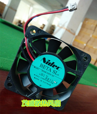Nidec 尼迪克 6cm风扇 6015散热风扇 24V 0.09A D06R-24TH 04 2线