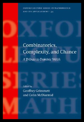 【预售】Combinatorics, Complexity, and Chance: A Tribut