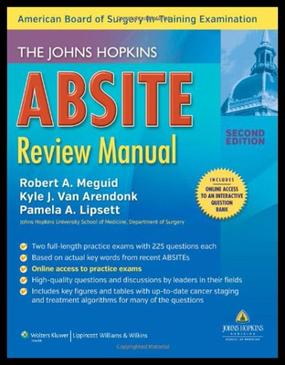 【预售】The Johns Hopkins Absite Review Manual