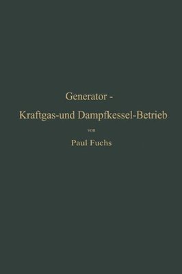 【预订】Generator-Kraftgas- Und Dampfkessel-...