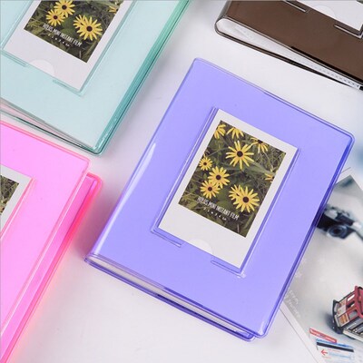 Photo-Album Gift Polaroid Transparent Business-Card-Book 64-