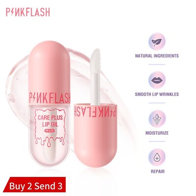 PINKFLASH Repair Nourish Waterproof care plus Lip Oil gloss