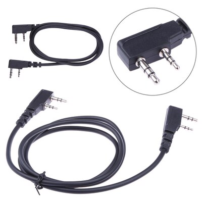 1m/3.28ft 2 Pin Clone Copy Cable for Puxing Wouxun Linton K