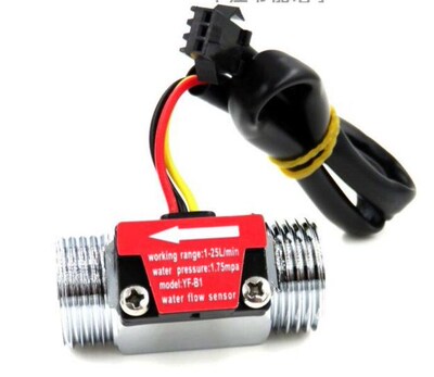 G1/2 Inch Water Flow Hall Sensor Switch Flow Meter  Industri