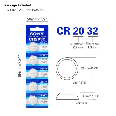 10pcs  Original CR2032 DL2032 ECR2032 BR2032 2032 CR 2032 3V